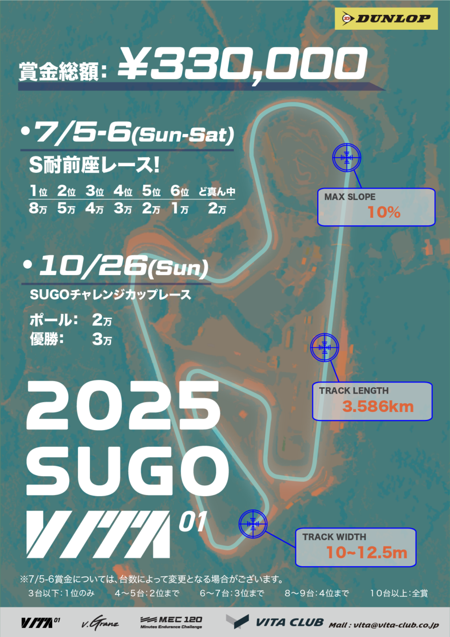 SUGO 【VITA】エントリー | VITA CLUB